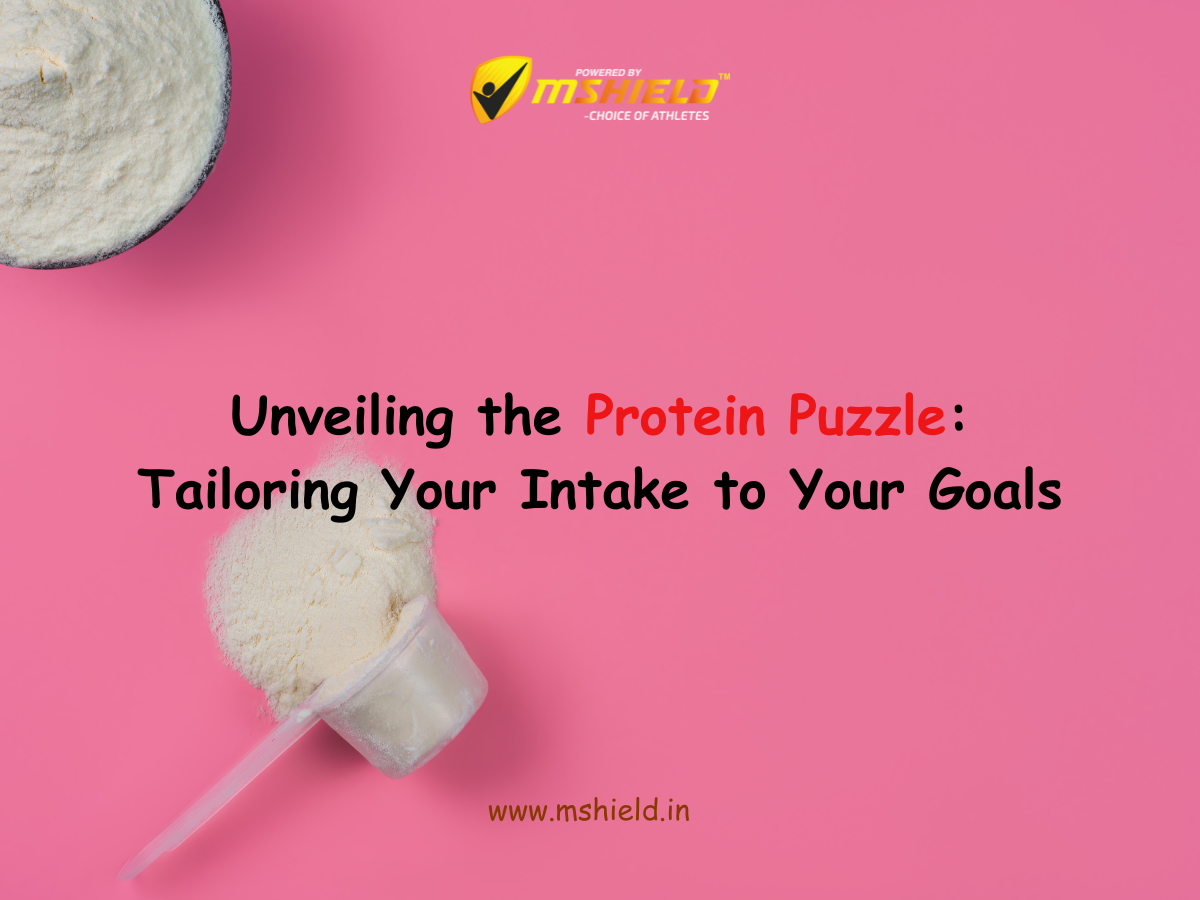 Understanding Protein Intake: Goals & Gains Guide – MSHIELD