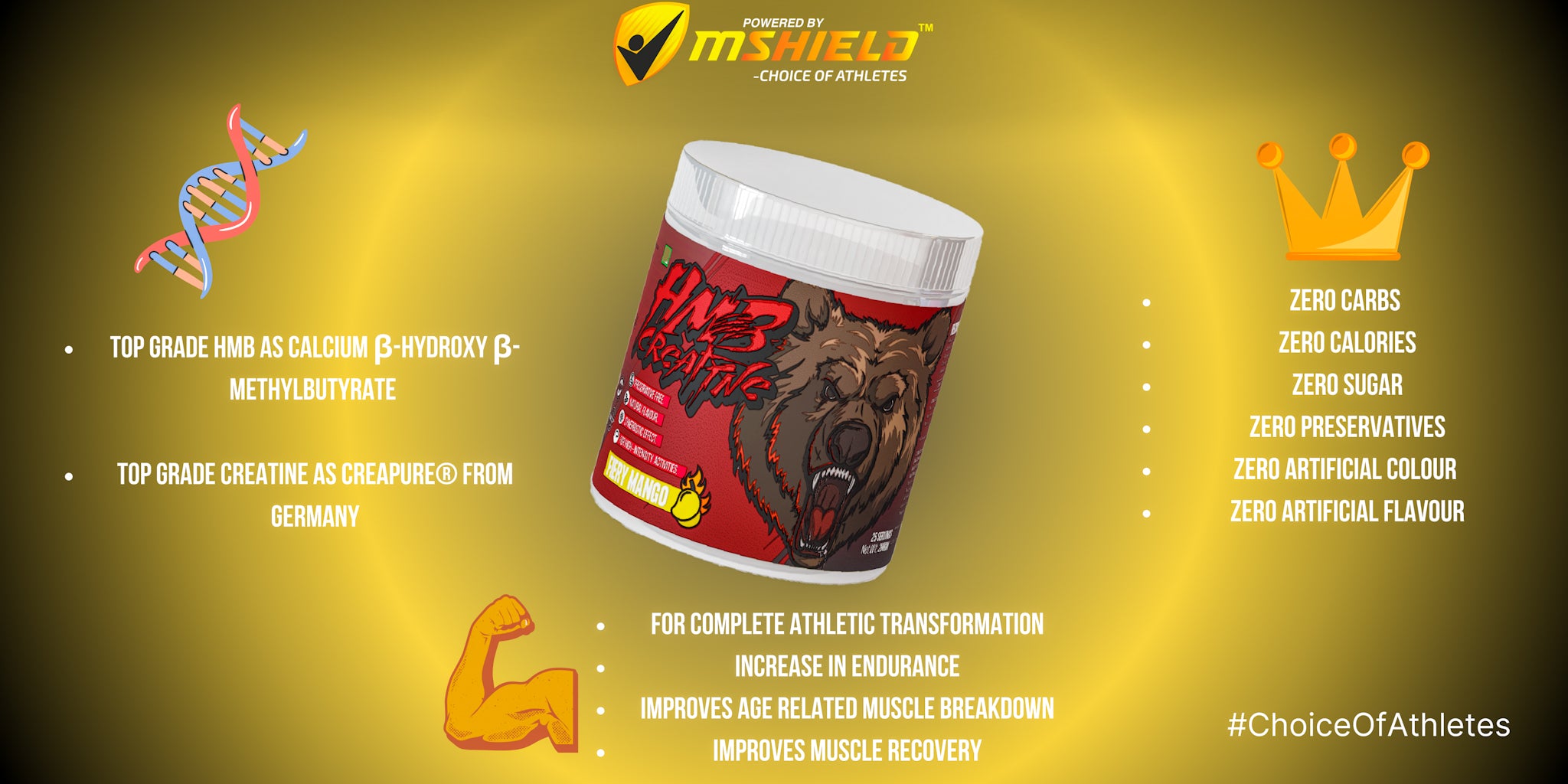 MSHIELD™ | High Grade 100% Whey Protein